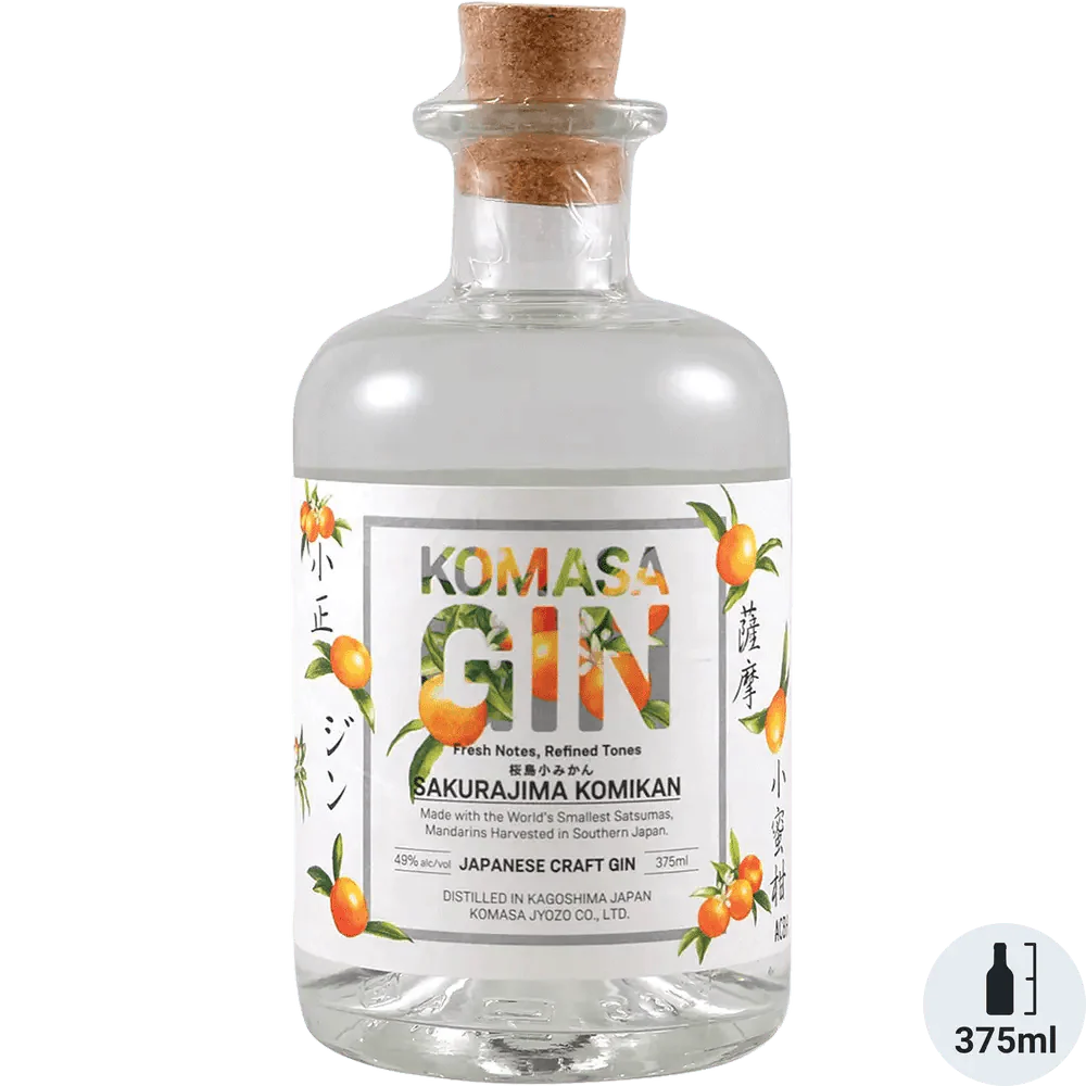 Komasa Tangerine Gin - 375mL - The Bourbon Concierge