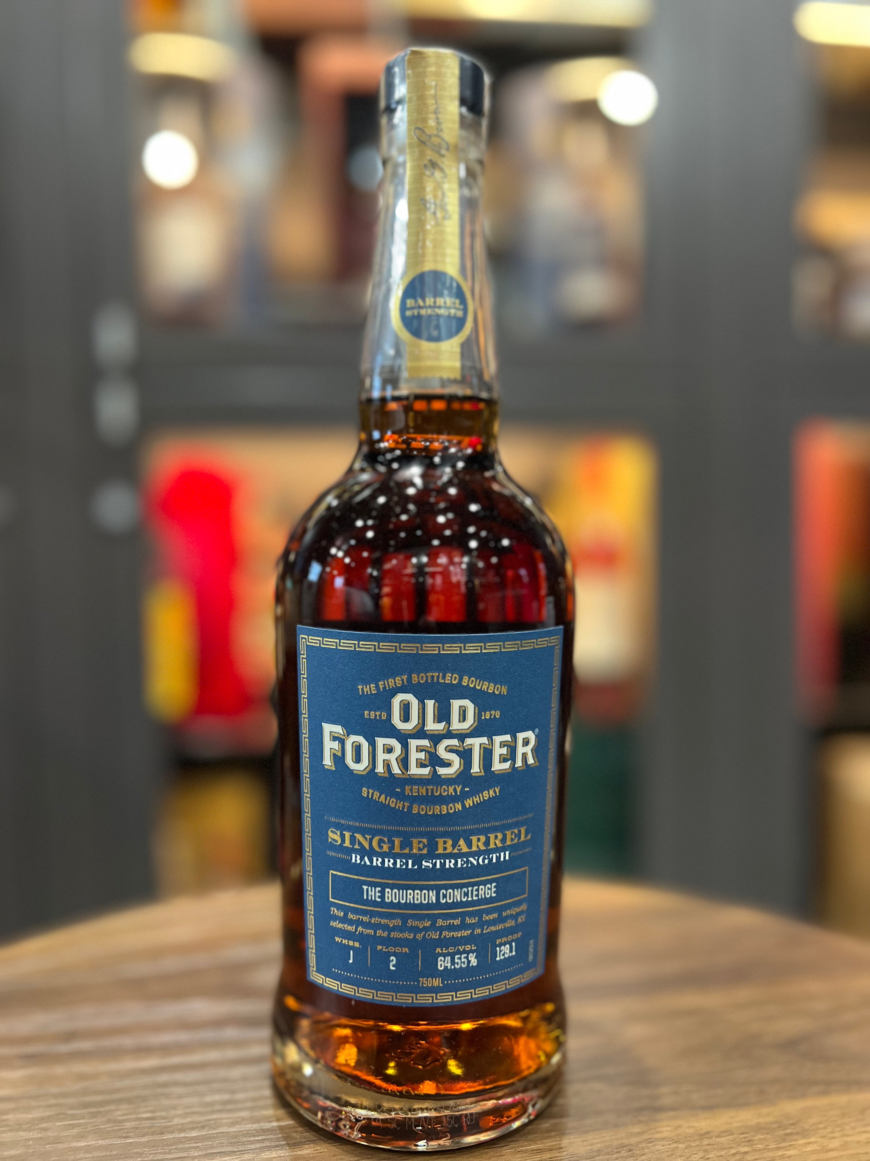 Old Forester Single Barrel Barrel Strength Bourbon The Bourbon ...
