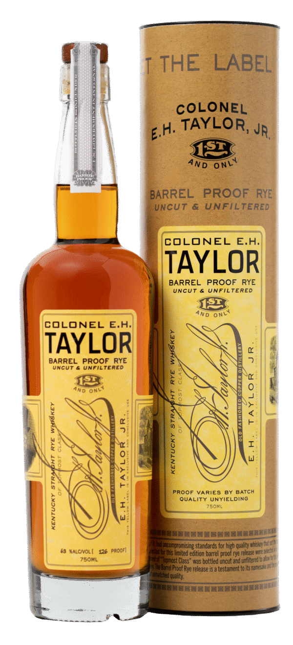 Colonel E. H. Taylor Barrel Proof Rye Whiskey - The Bourbon Concierge